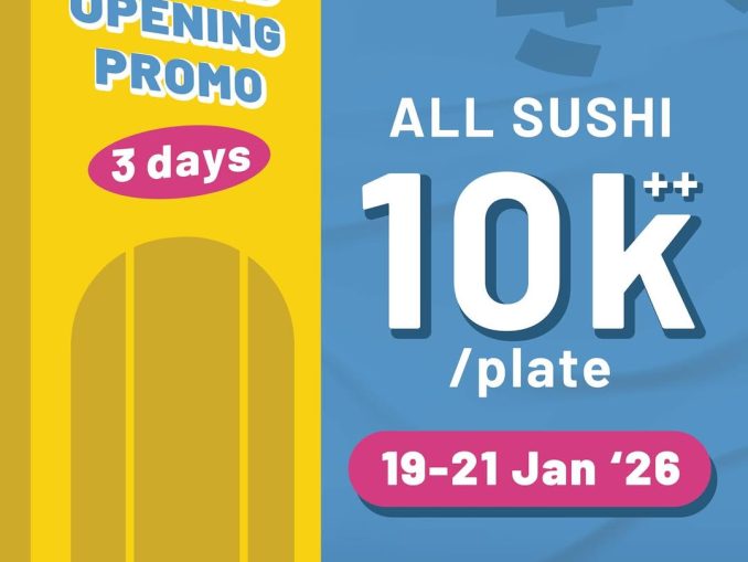 Promo Sushi Go! Terbaru January 2026
