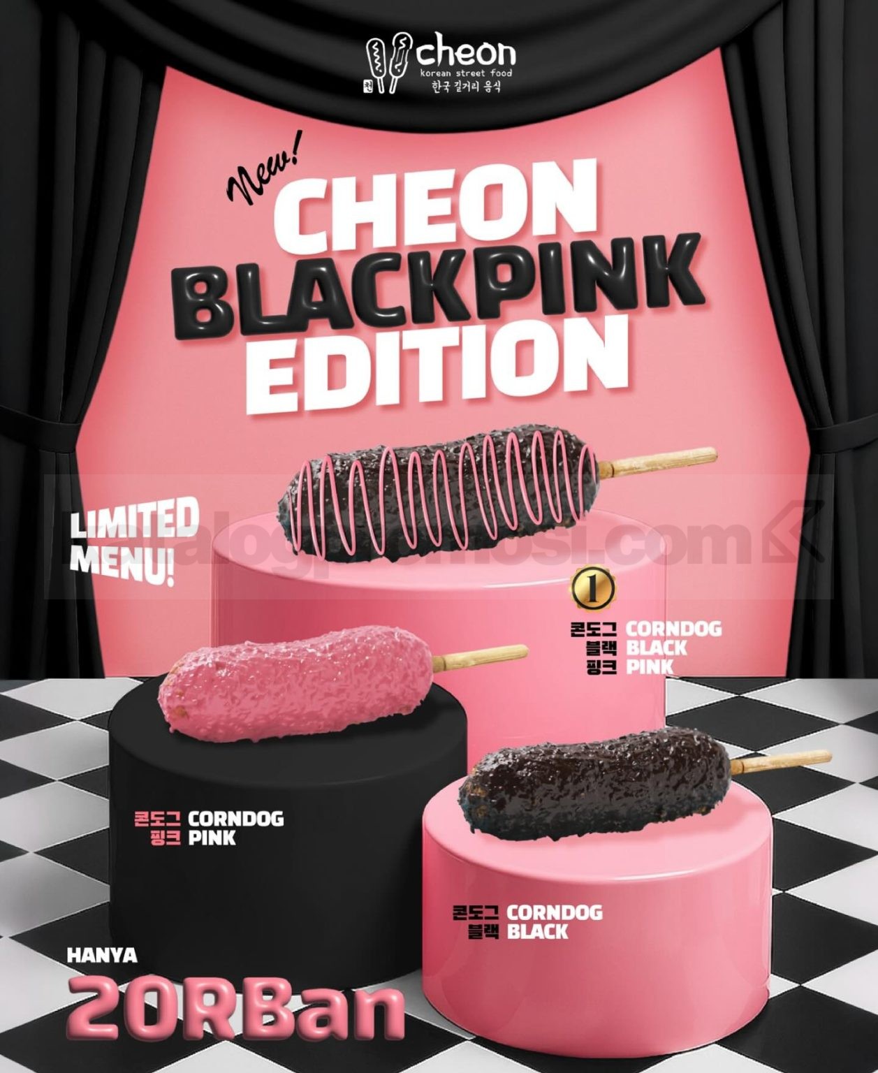 Promo Cheon NEW! Limited Menu Blackpink Edition Rp 20Ribuan