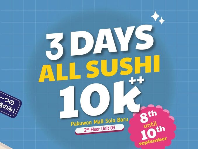 Promo Sushi Go! Terbaru October 2025