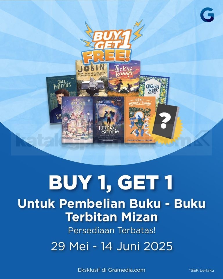 Promo Buku Mizan di Gramedia BELI 1 GRATIS 1!