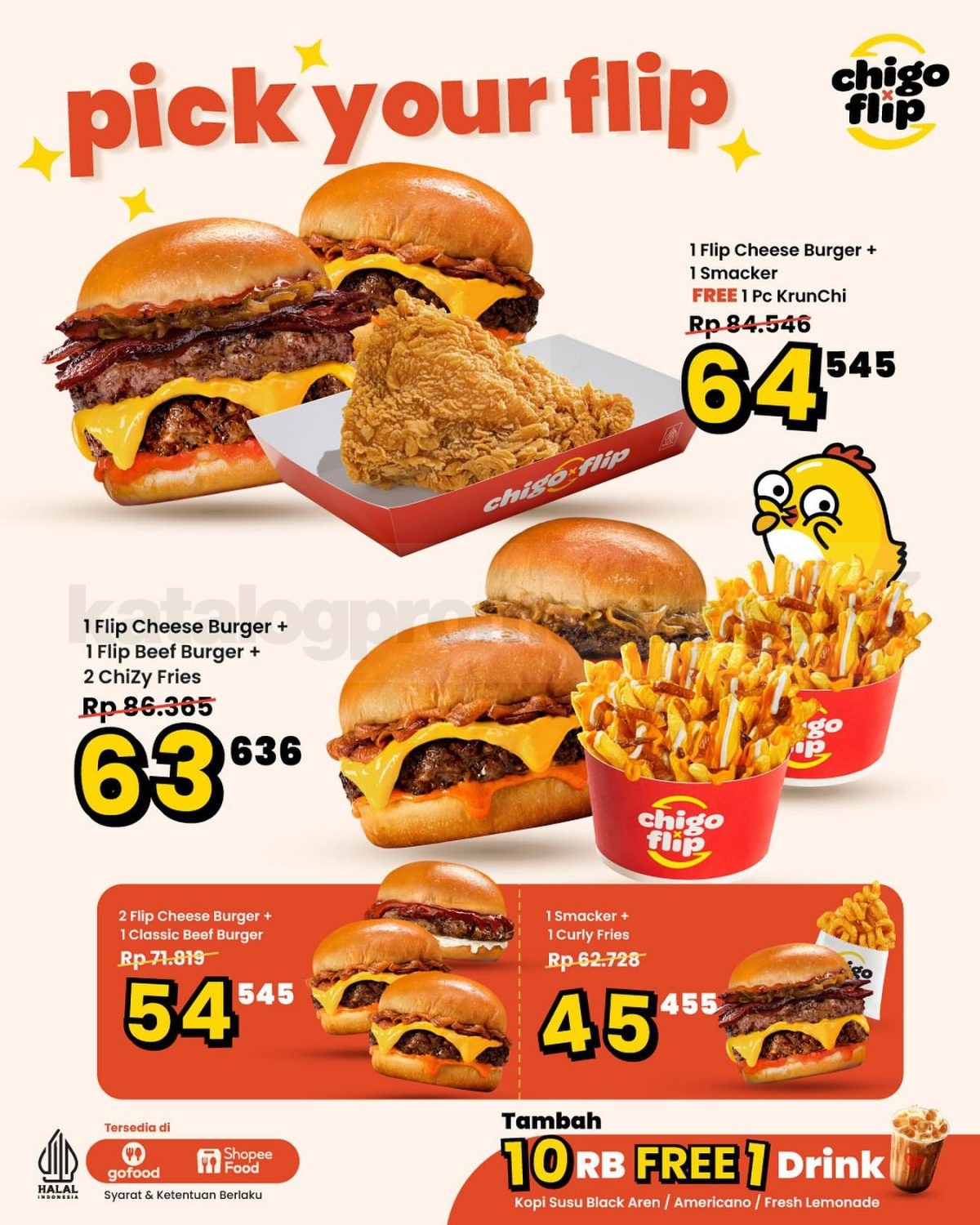 Promo Chigo x Flip Pick Your Flip Mulai Rp45.000