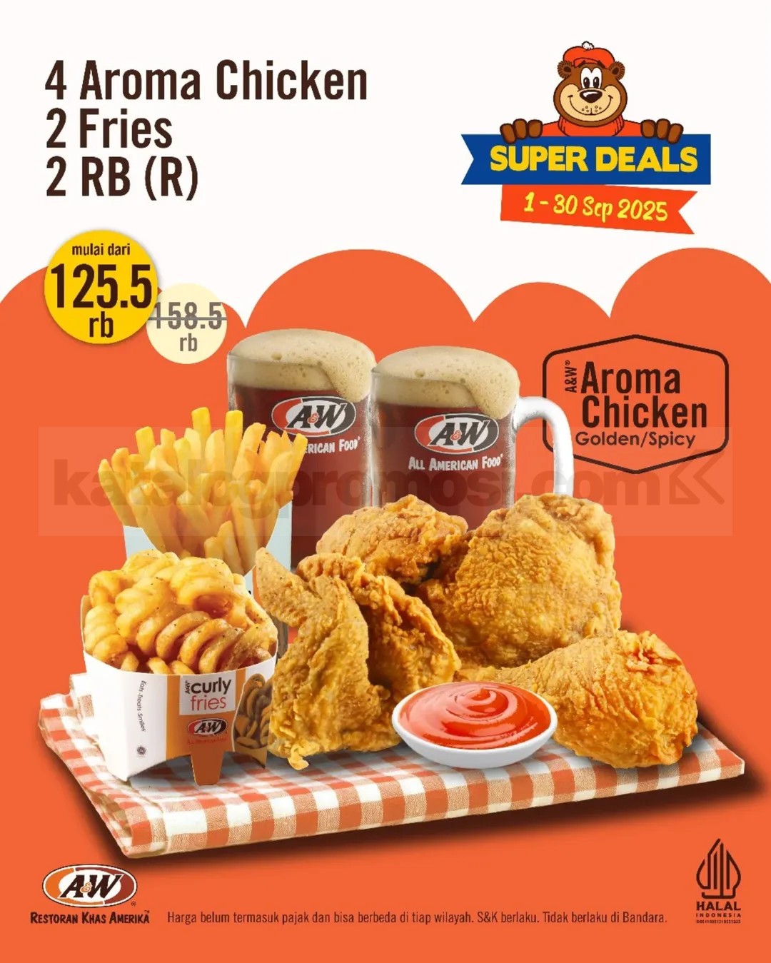 KUPON DISKON A&W SEPTEMBER 2025 • SoPasti.Com