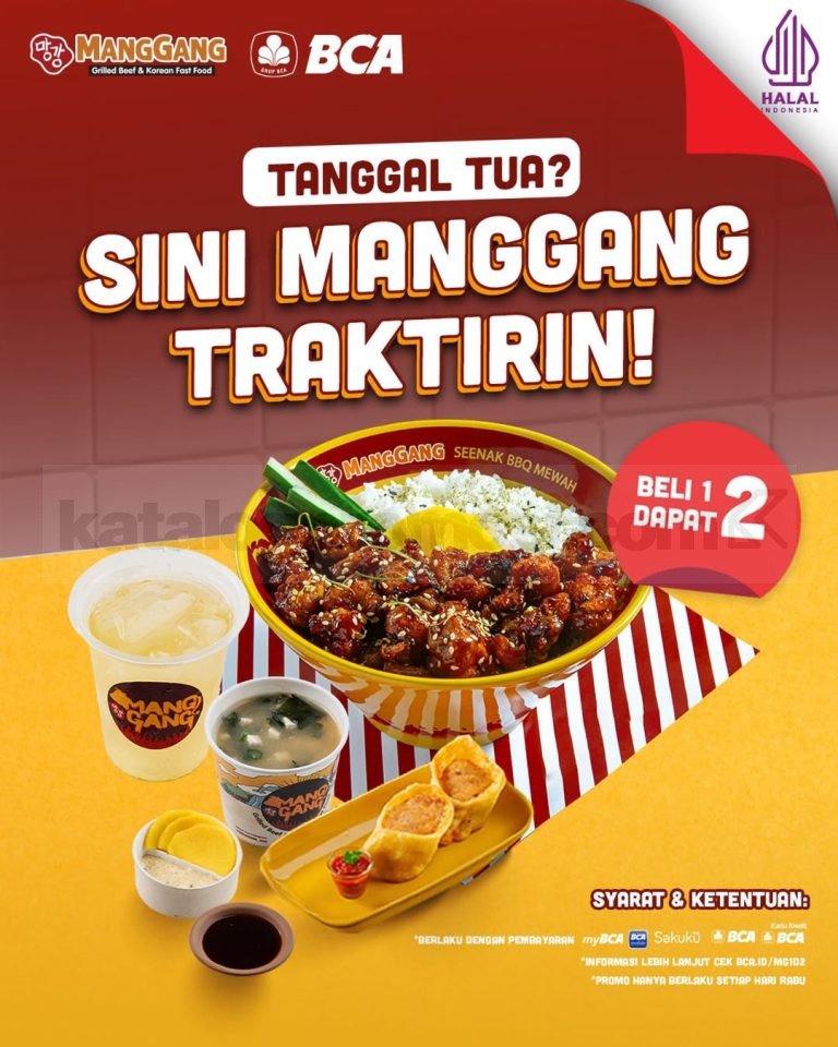 Promo MANGGANG SPESIAL BCA BELI 1 DAPAT 2*