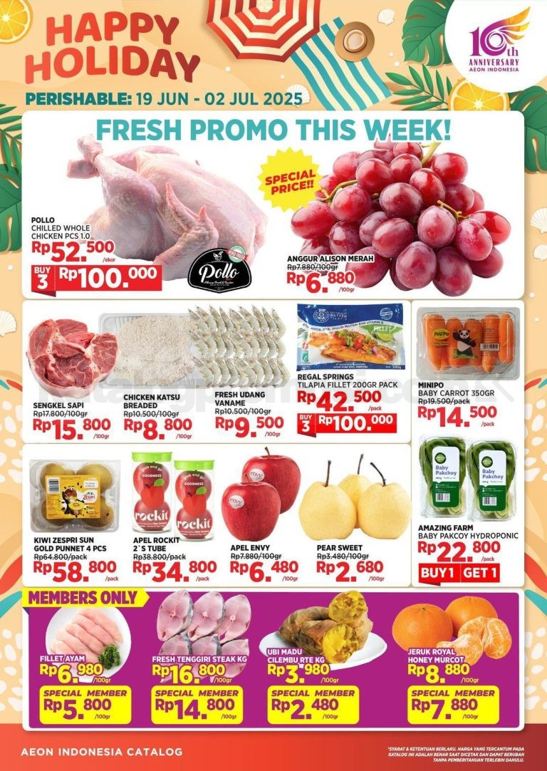 Promo Aeon Store Indonesia Katalog Terbaru 19 Juni - 02 Juli 2025