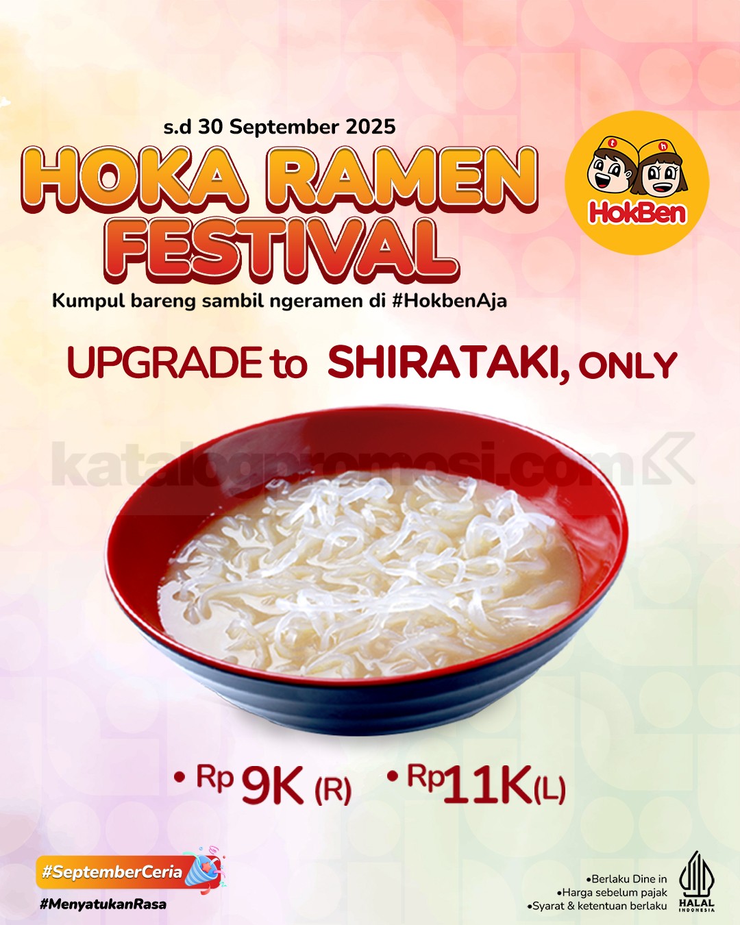 Promo HokBen Hoka Ramen Festival Mulai Rp36 Ribuan • SoPasti.Com