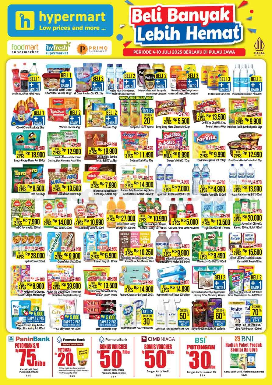 Promo HYPERMART WEEKDAY 07-10 JULI 2025 • SoPasti.Com