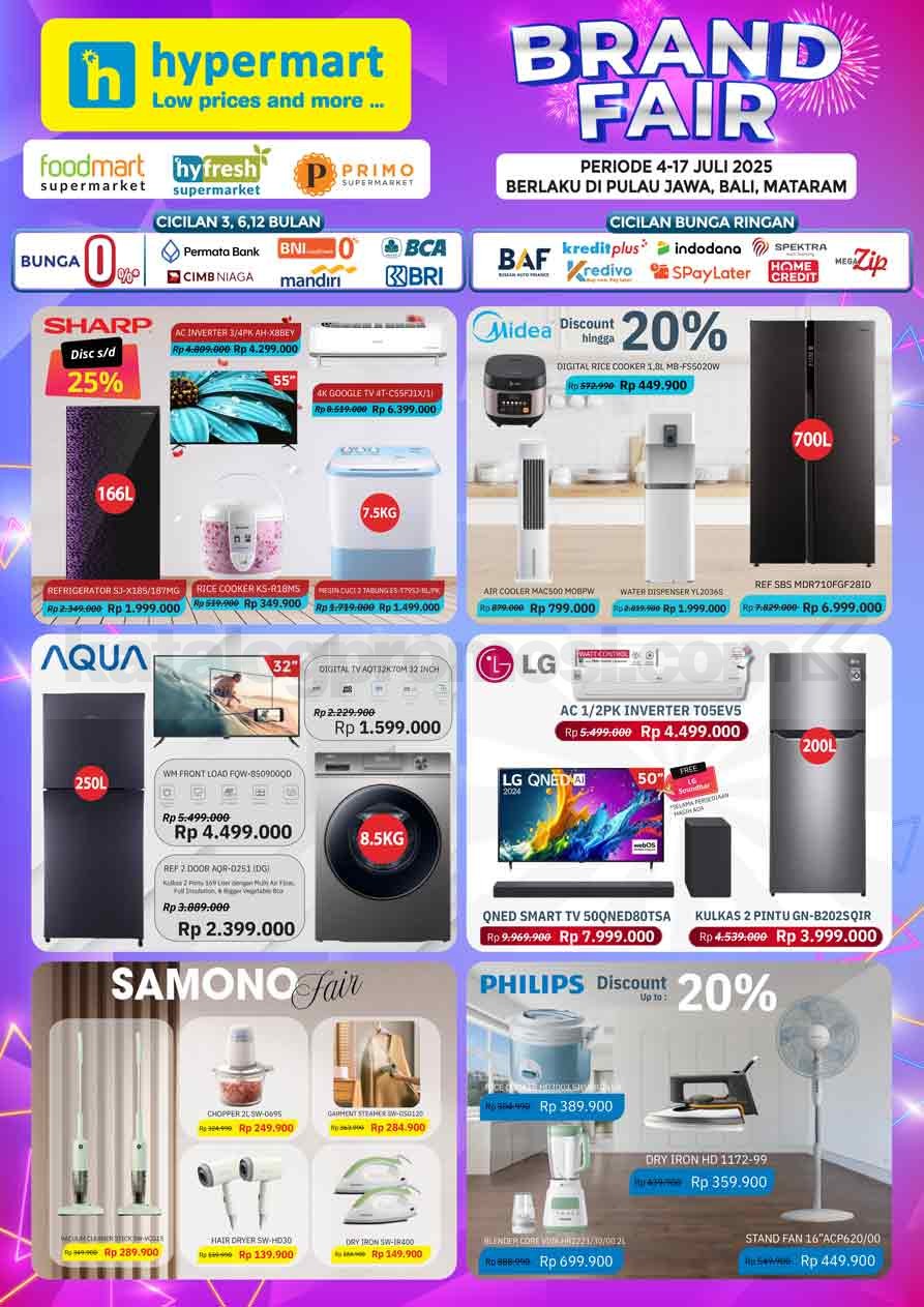 Promo HYPERMART WEEKDAY 07-10 JULI 2025 • SoPasti.Com