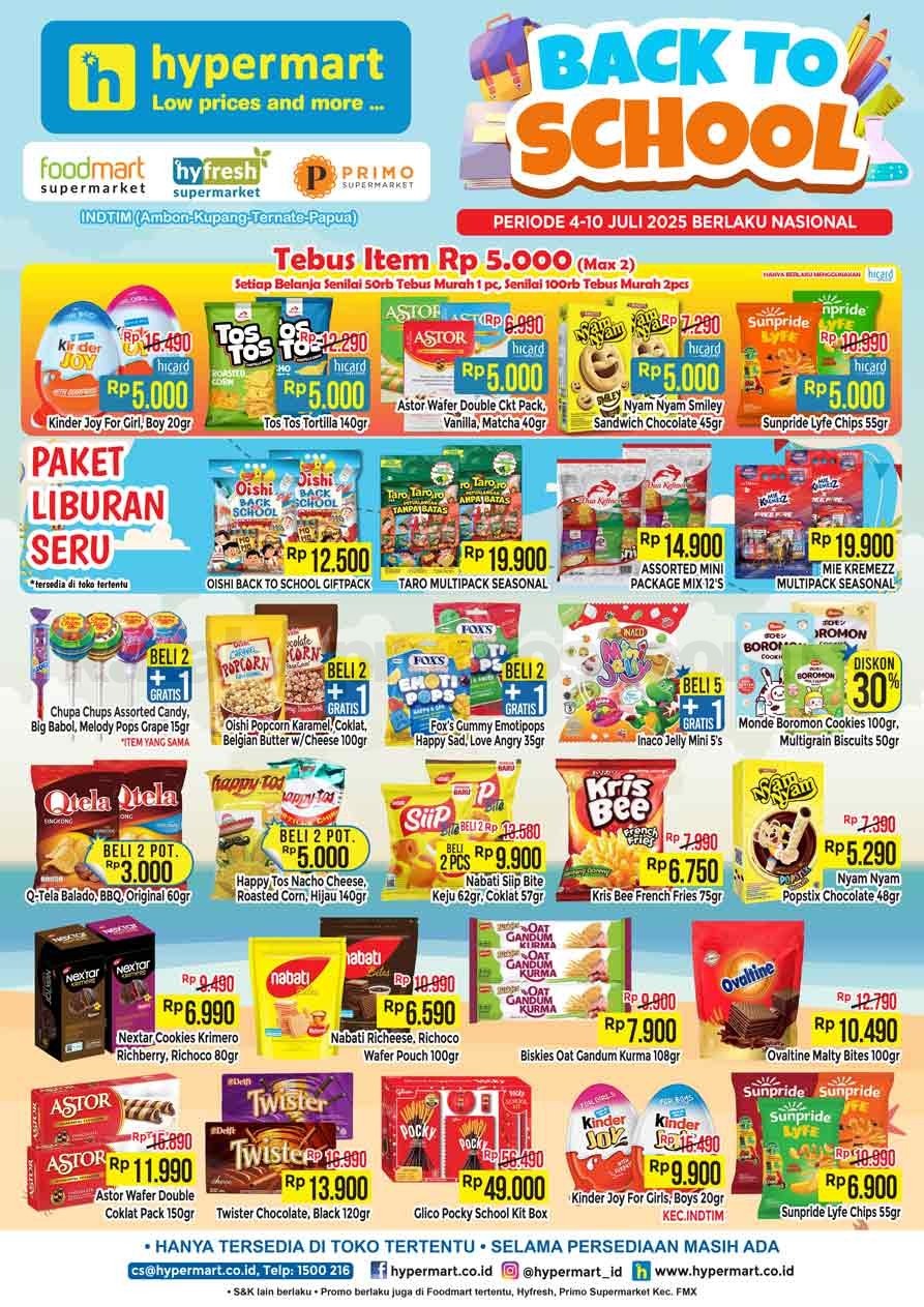 Promo HYPERMART WEEKDAY 07-10 JULI 2025 • SoPasti.Com