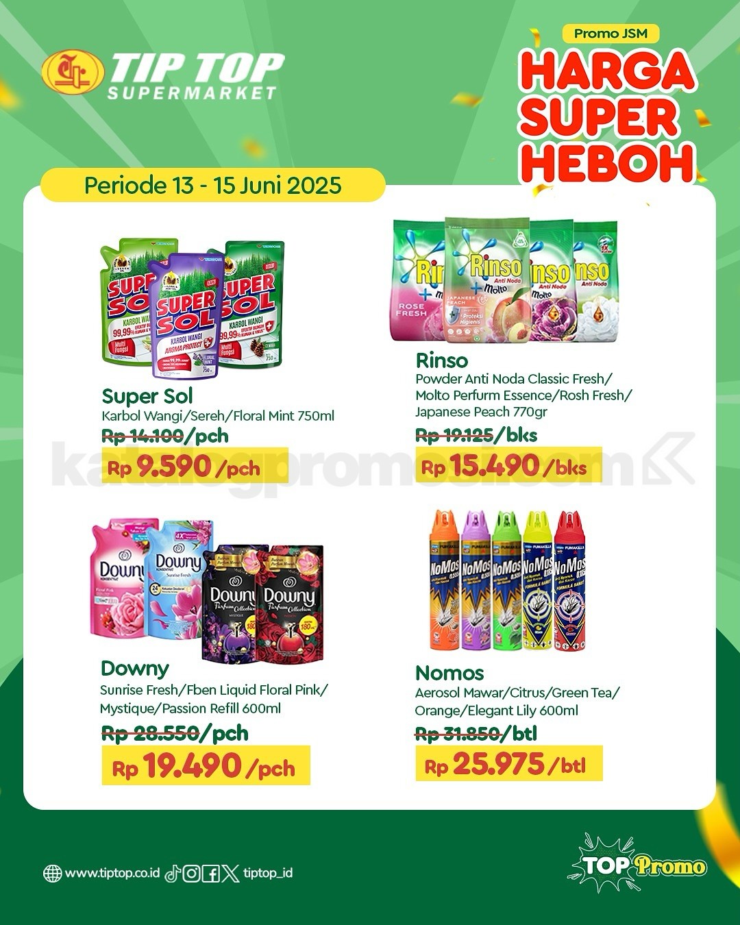 Promo JSM TIP TOP Supermarket Minggu ini 13-15 JUNI 2025 • SoPasti.Com