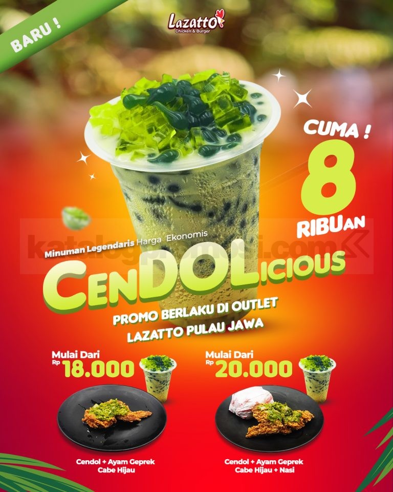 Promo Lazatto Cendolicious Mulai Rp8.000