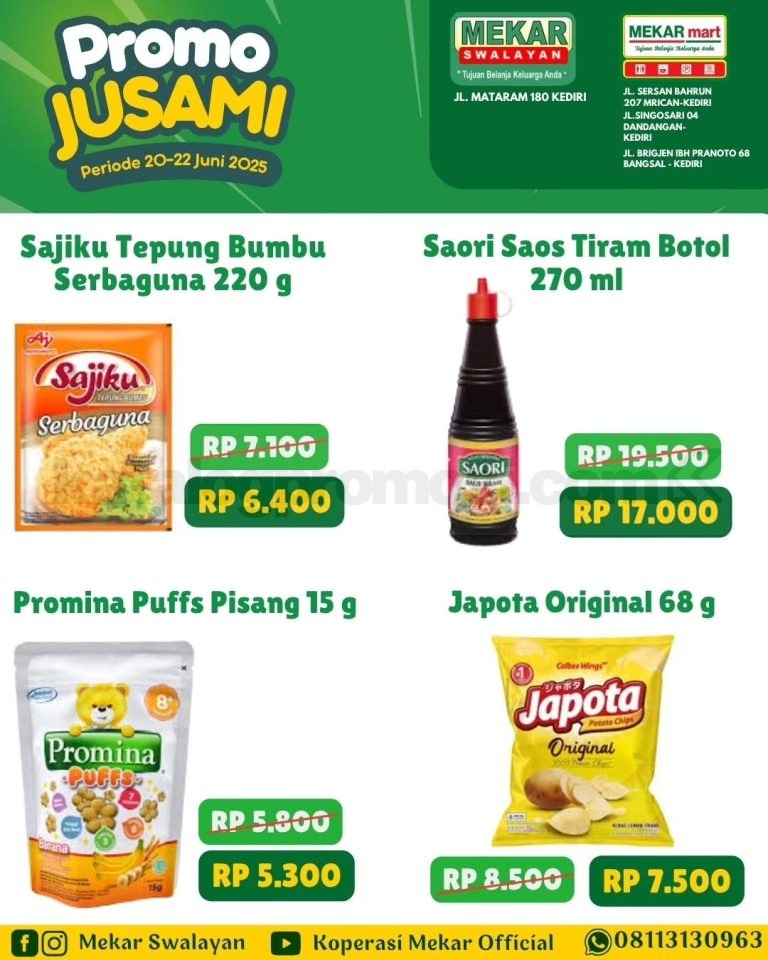 Promo Mekar Swalayan JUSAMI 20–22 Juni 2025