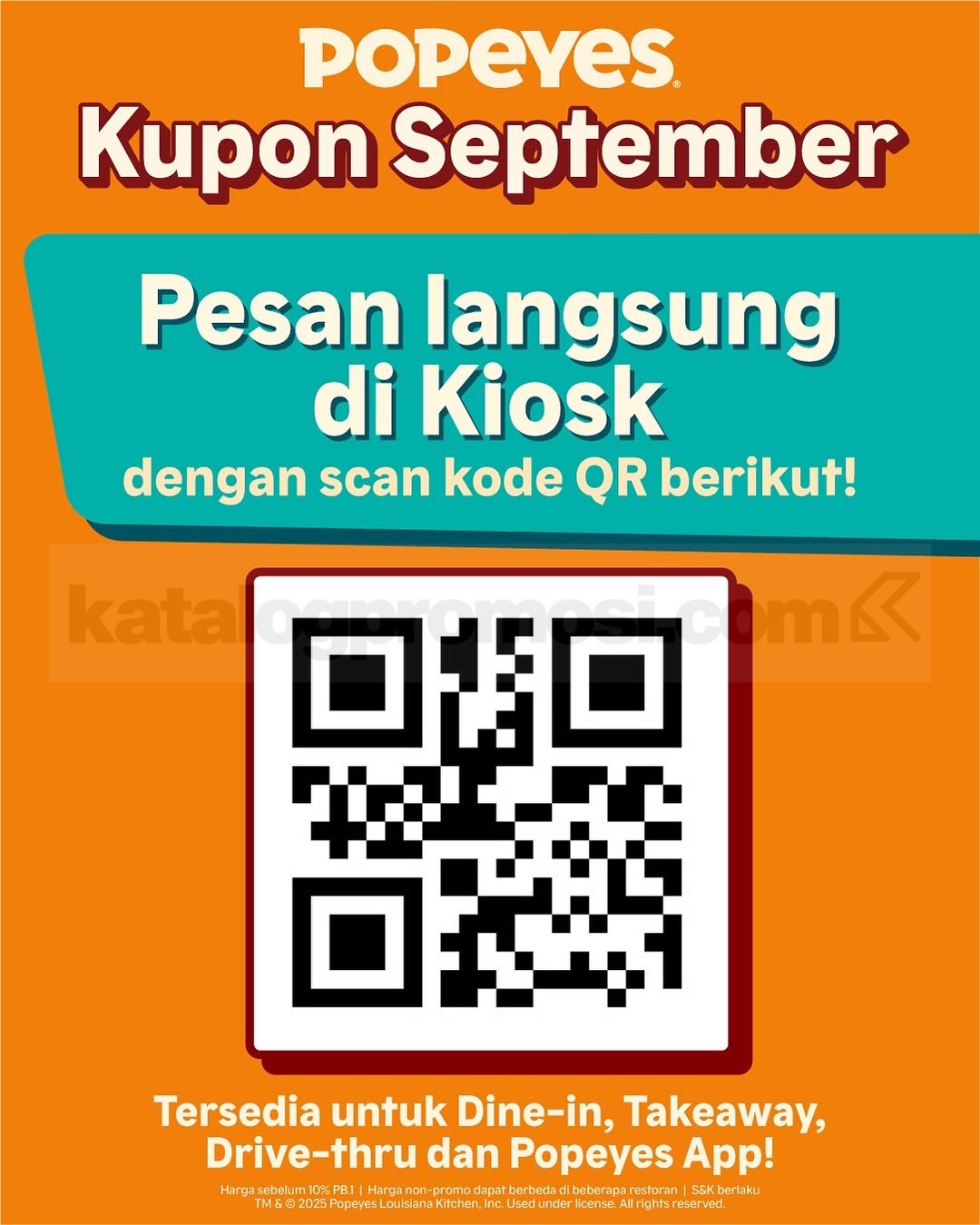 PROMO POPEYES KUPON DISKON SEPTEMBER 2025 • SoPasti.Com