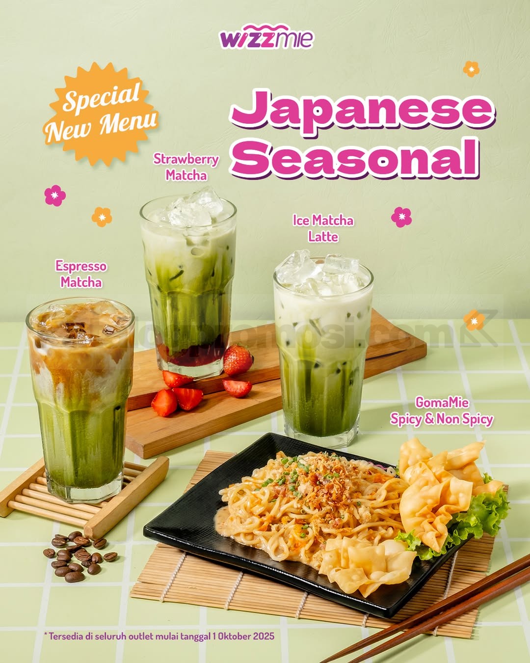 Promo Wizzmie NEW! Japanese Seasonal Menu Mulai Rp12.272