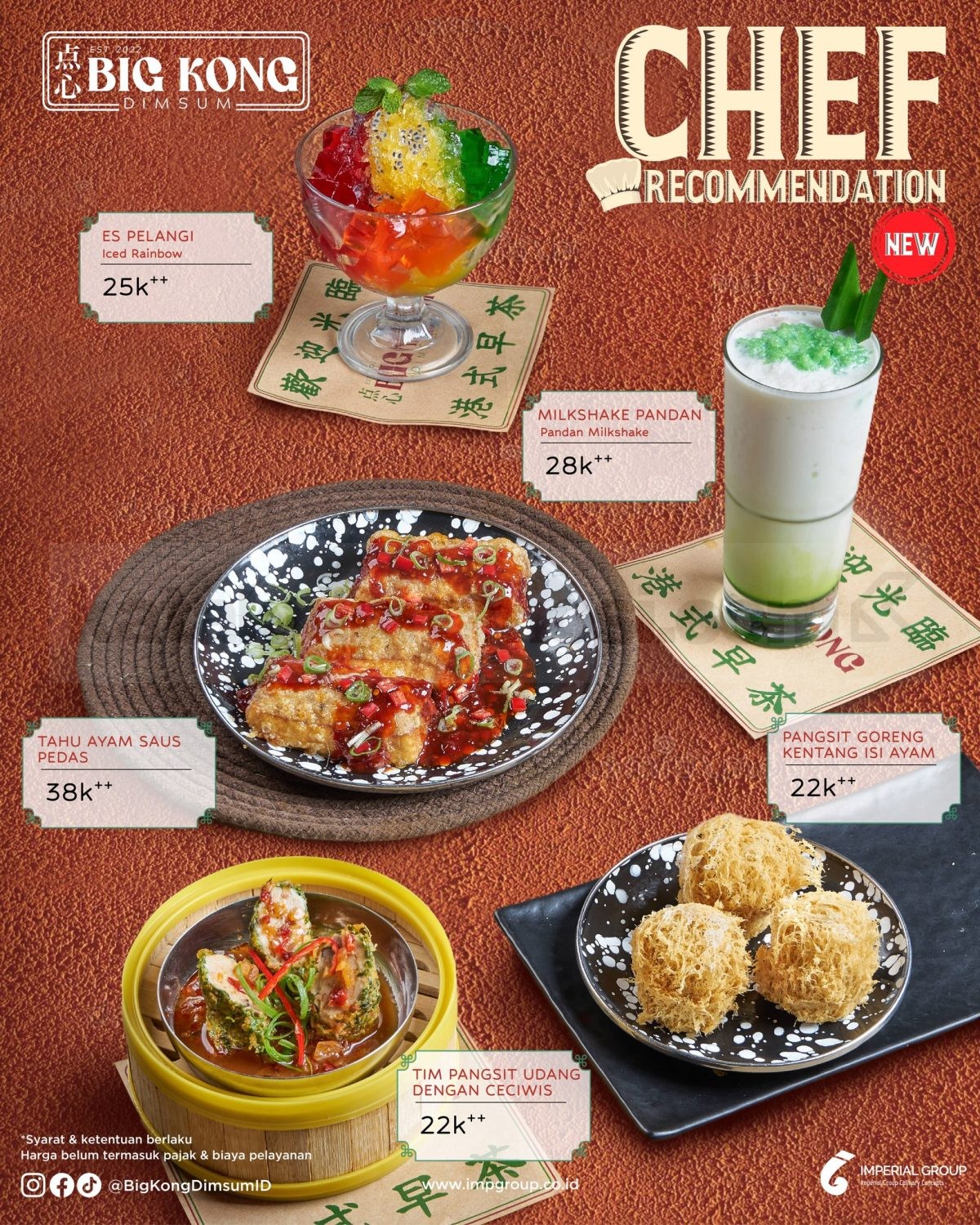 Promo Big Kong Dimsum Menu Chef Recommendation mulai Rp 22.000 ...