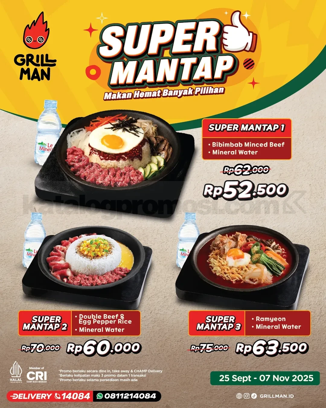Promo Grillman Paket Super Mantap mulai Rp 52.500