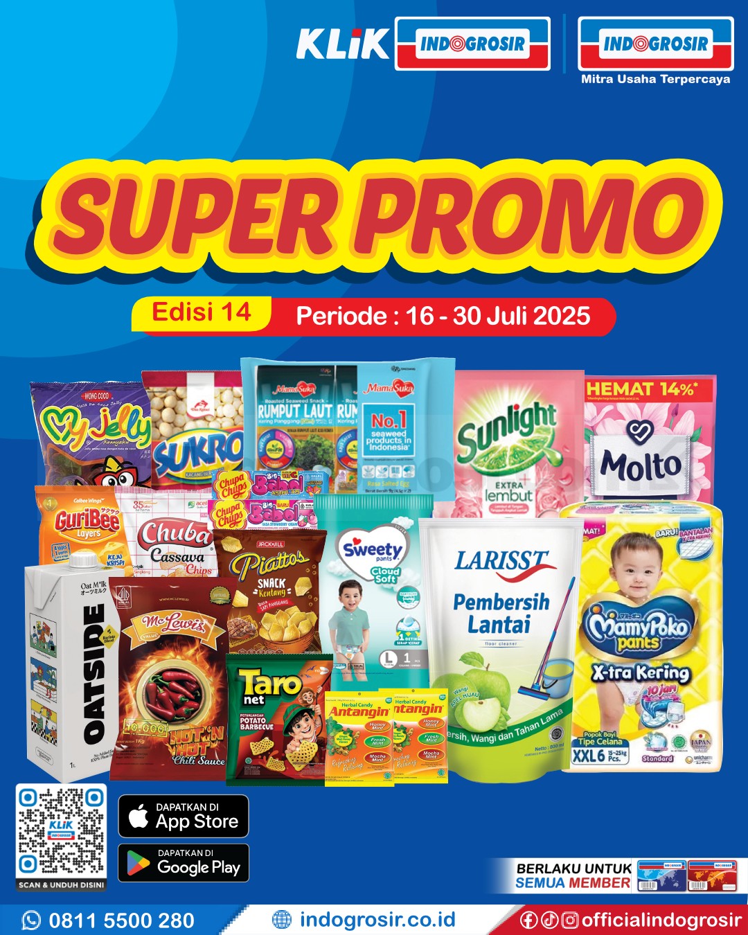 KATALOG PROMO INDOGROSIR HARI INI 16-31 JULI 2025