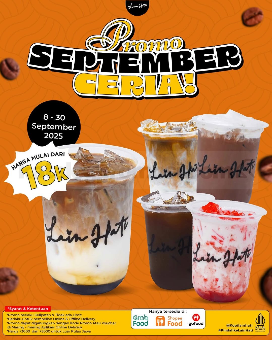 Promo Kopi Lain Hati September Ceria Minuman Favorit mulai dari 18K