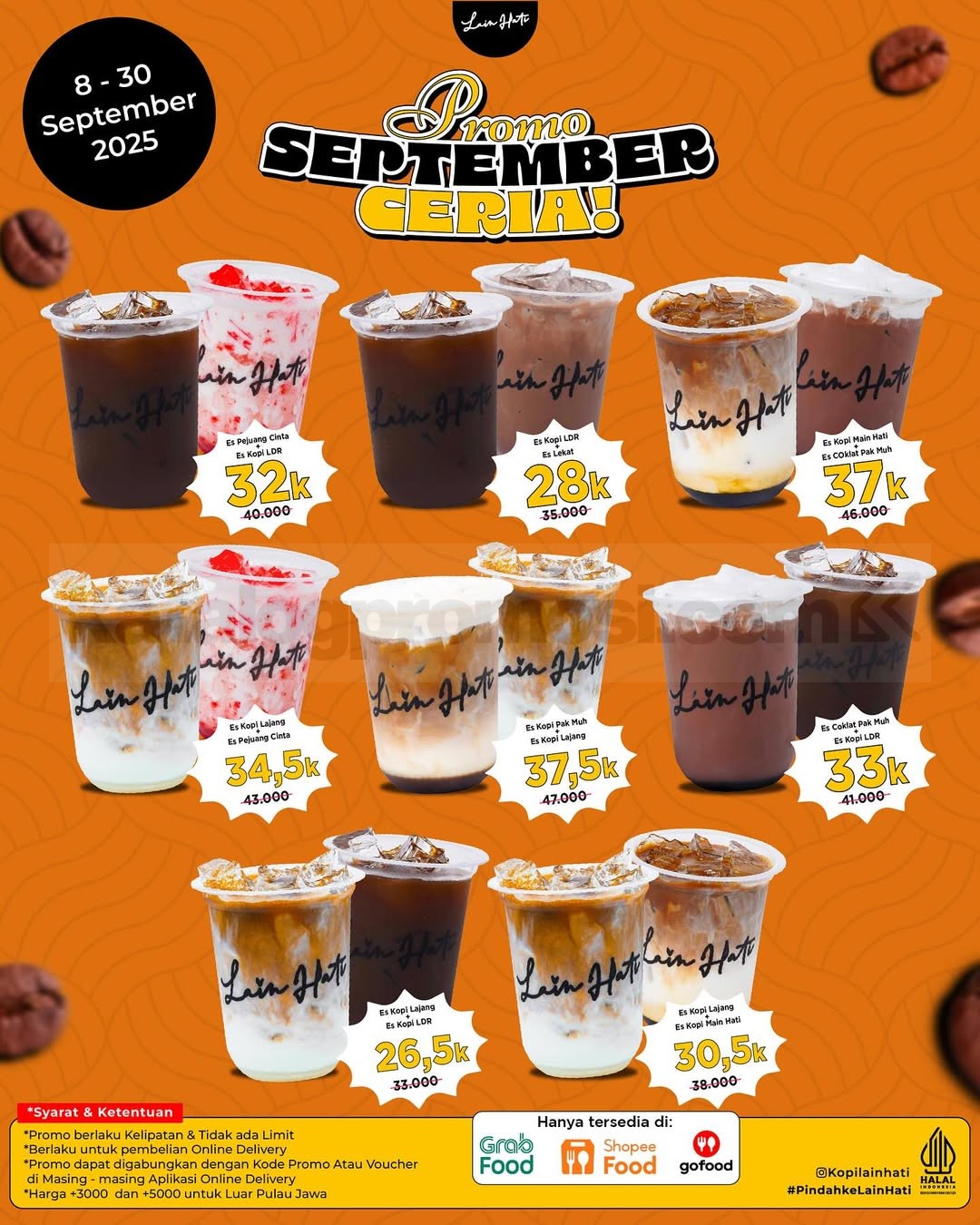 Promo Kopi Lain Hati September Ceria Minuman Favorit mulai dari 18K ...