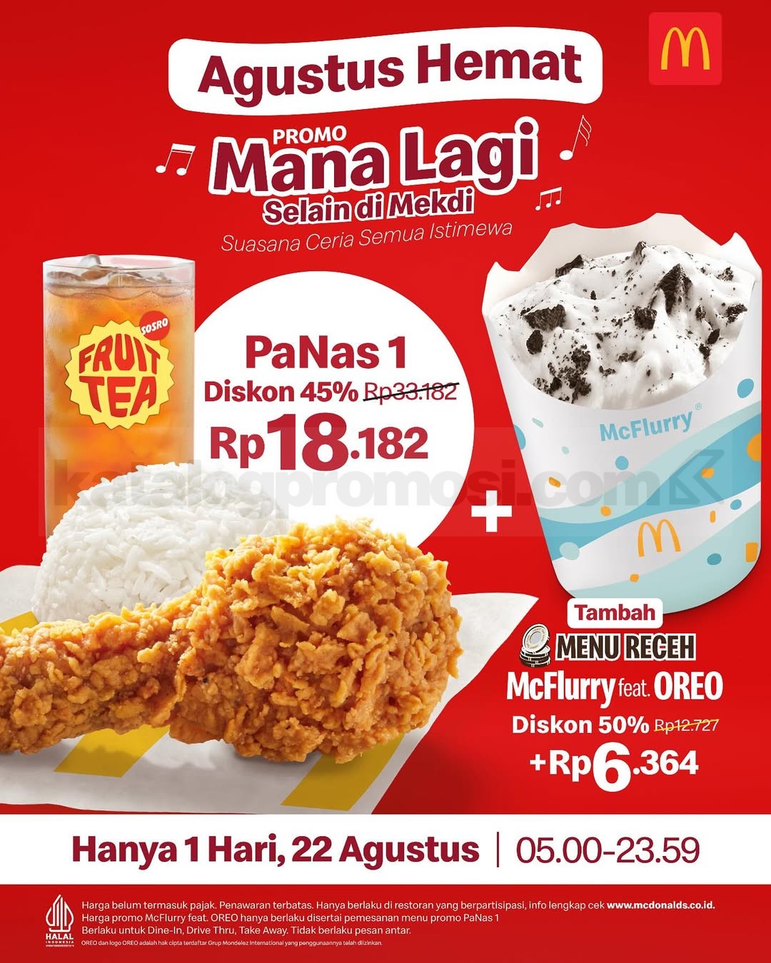 Promo McDonald’s Agustus Hemat Mana Lagi PaNas 1 Cuma Rp18 Ribuan ...