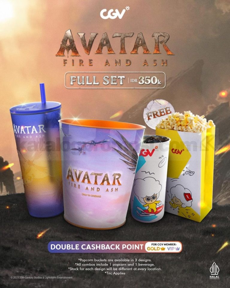 Promo CGV Avatar Fire And Ash Merchandise Combo Eksklusif