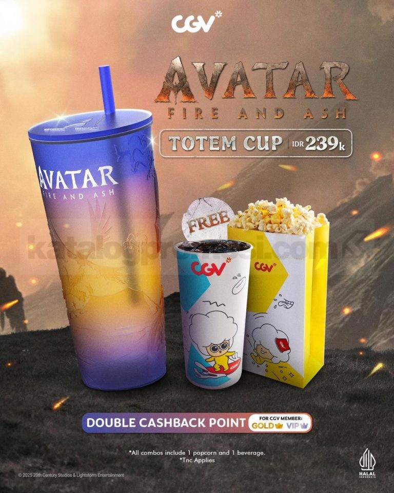 Promo CGV Avatar Fire And Ash Merchandise Combo Eksklusif