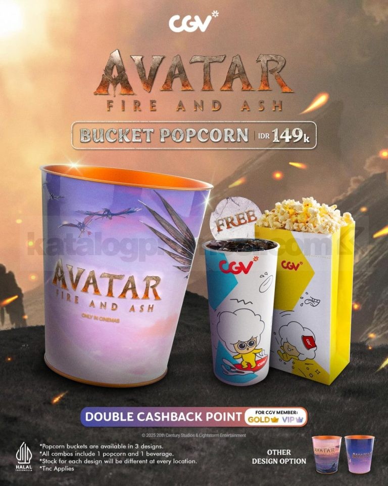 Promo CGV Avatar Fire And Ash Merchandise Combo Eksklusif