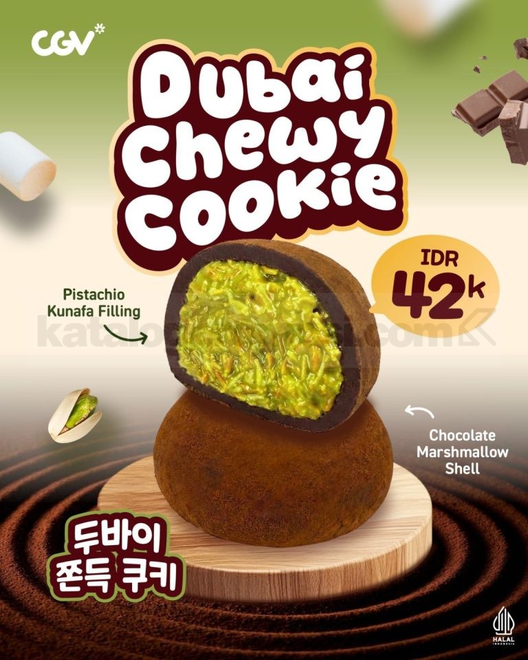 Promo CGV Dubai Chewy Cookie Harga Rp. 42.000