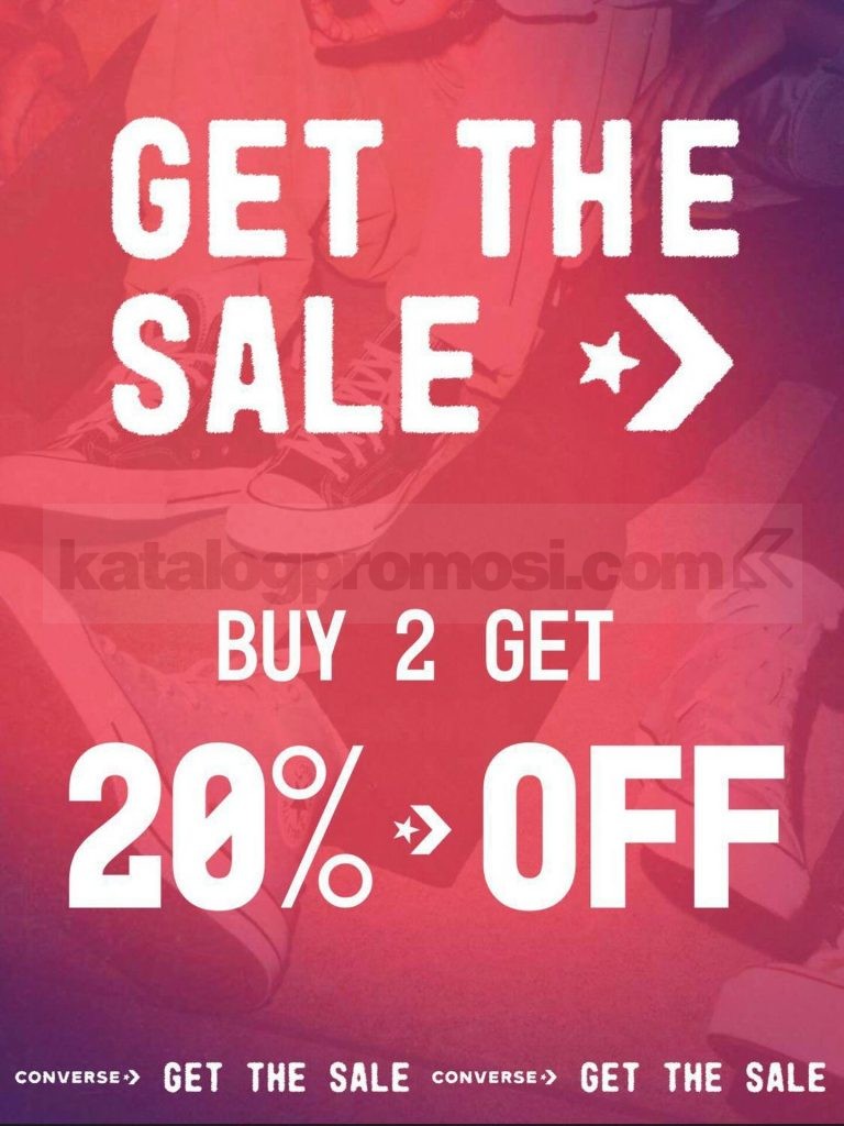 Promo CONVERSE Buy 2 Get 20% Off