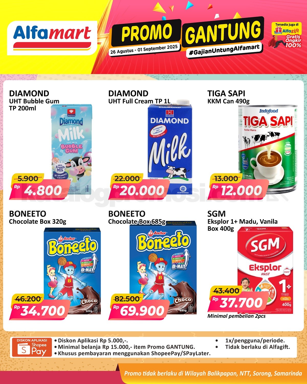 Promo GANTUNG ALFAMART / GAJIAN UNTUNG 26 Agustus – 01 September 2025 ...