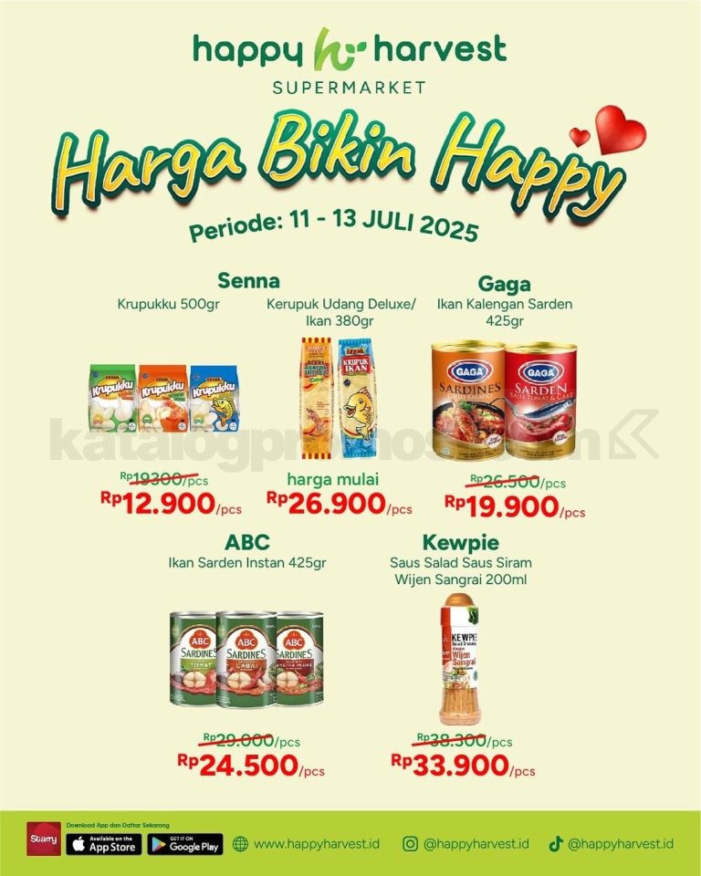 Promo Happy Harvest JSM Minggu ini 11–13 Juli 2025 • SoPasti.Com