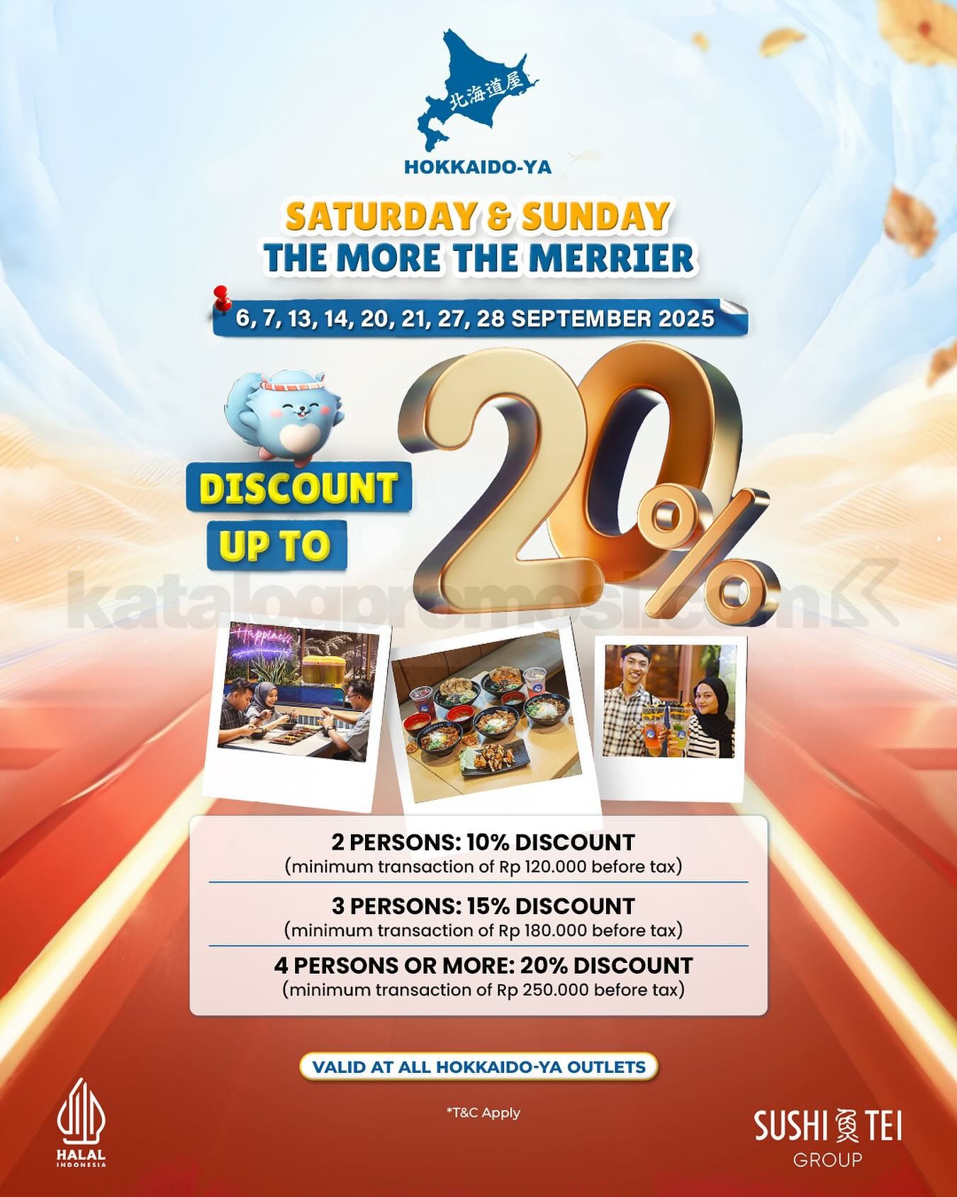 Promo Hokkaido-Ya The More The Merrier diskon hingga 20%