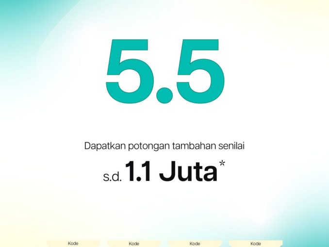 Promo 5.5 Terbaru May 2026