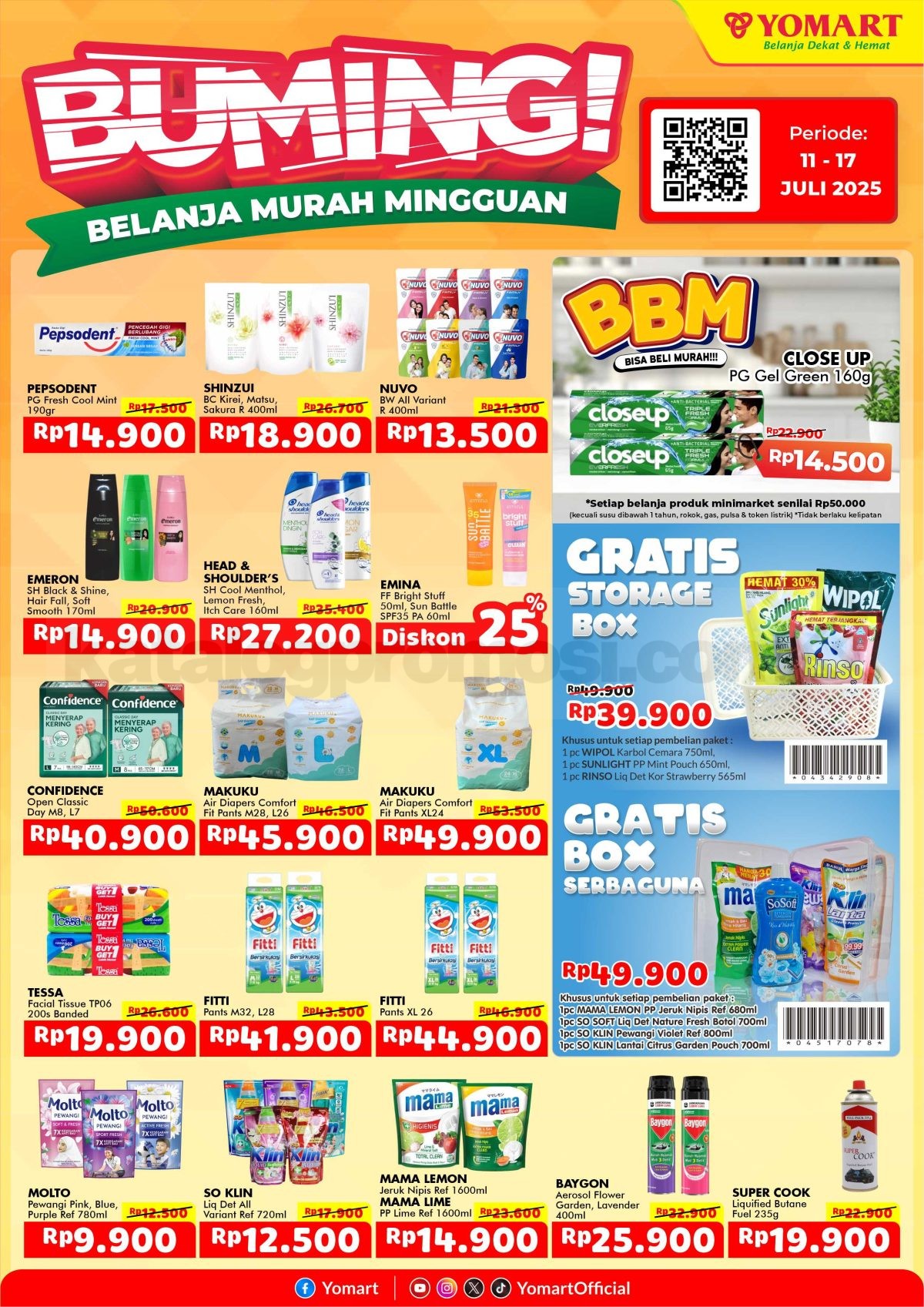 Promo JSM Yomart BUMING 11-17 JULI 2025 • SoPasti.Com