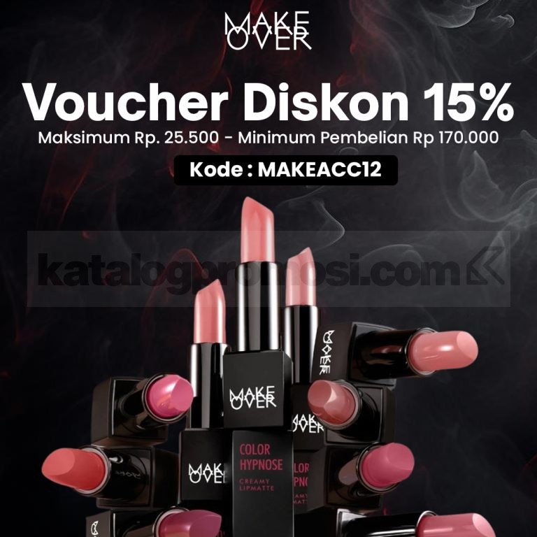 Promo Make Over Color Hypnose Creamy Lipmatte Diskon 15%