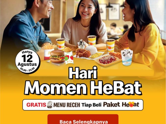 Promo McDonalds Terbaru August 2025