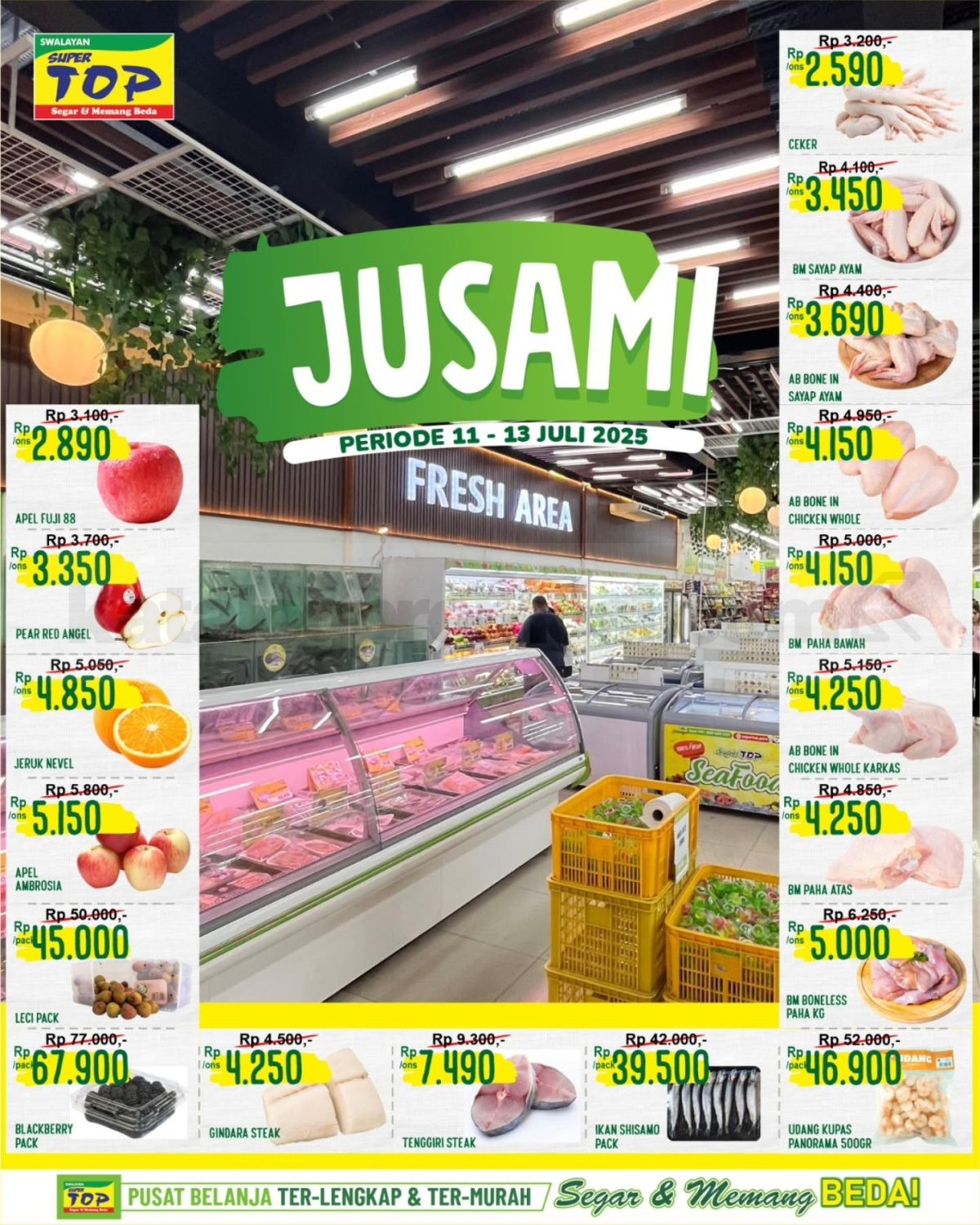Promo Super TOP JUSAMI Weekend 18-20 Juli 2025