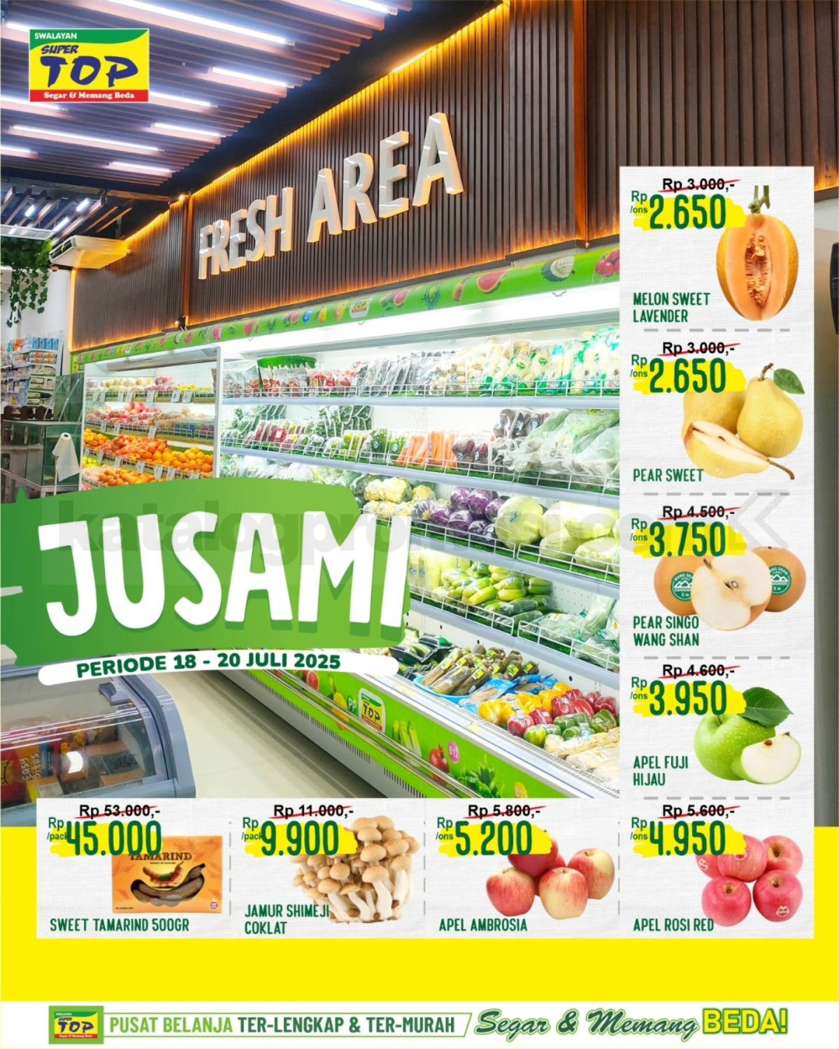 Promo Super TOP JUSAMI Weekend 18-20 Juli 2025