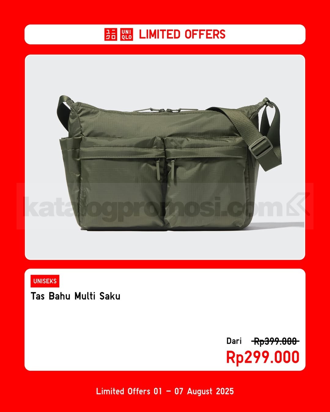 Promo UNIQLO Limited Offers 01-07 Agustus 2025 • SoPasti.Com