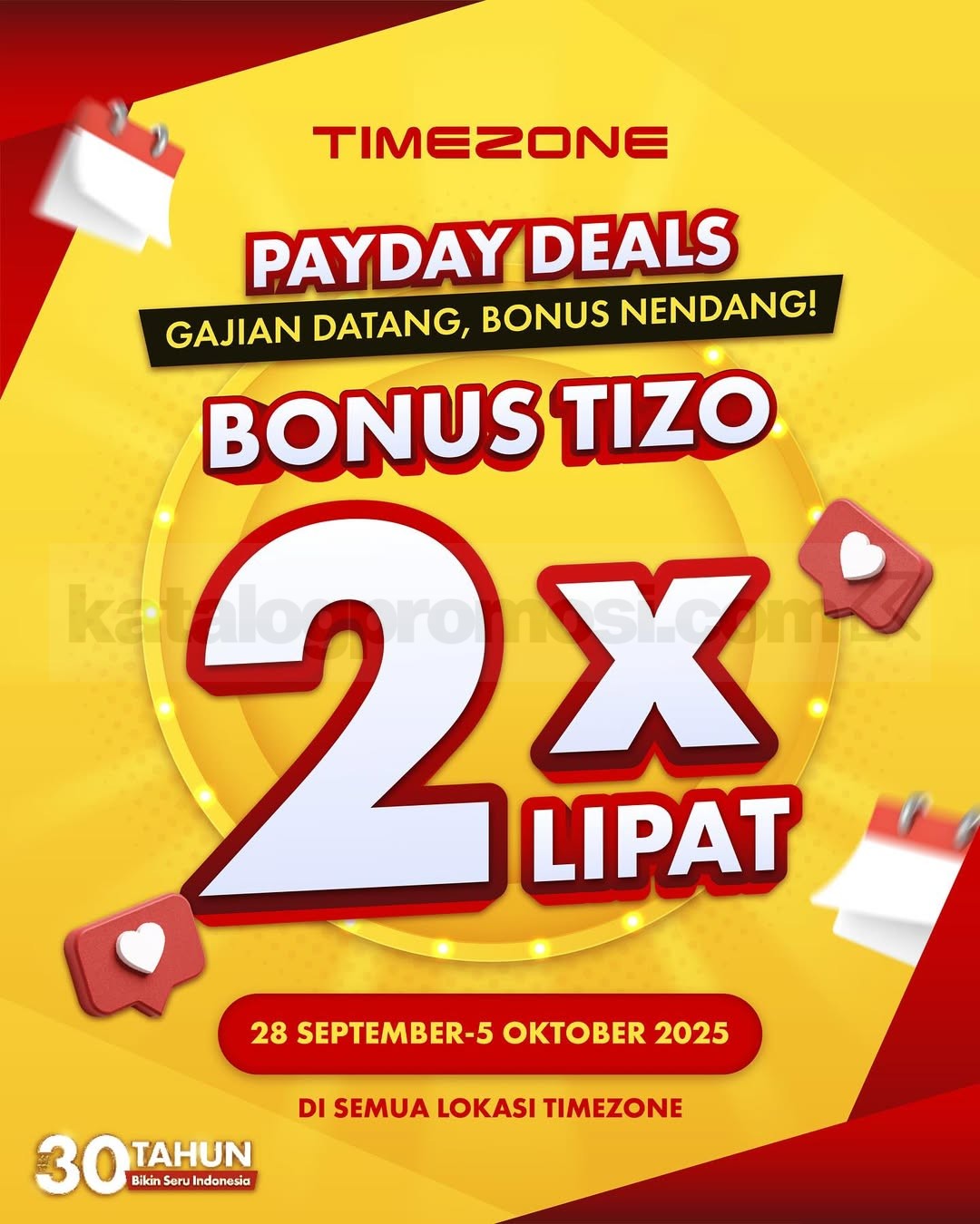 Promo Timezone Payday Deals Bonus Tizo 2x Lipat