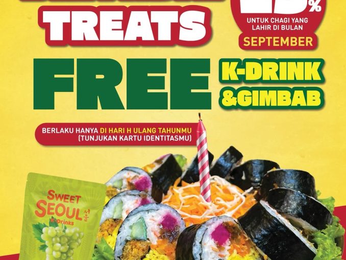 Promo Promo Birthday Treats Terbaru September 2025