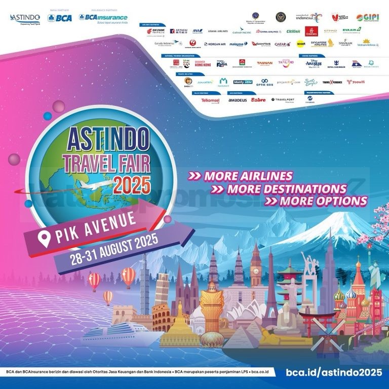 ASTINDO Travel Fair 2025 di PIK Avenue Jakarta