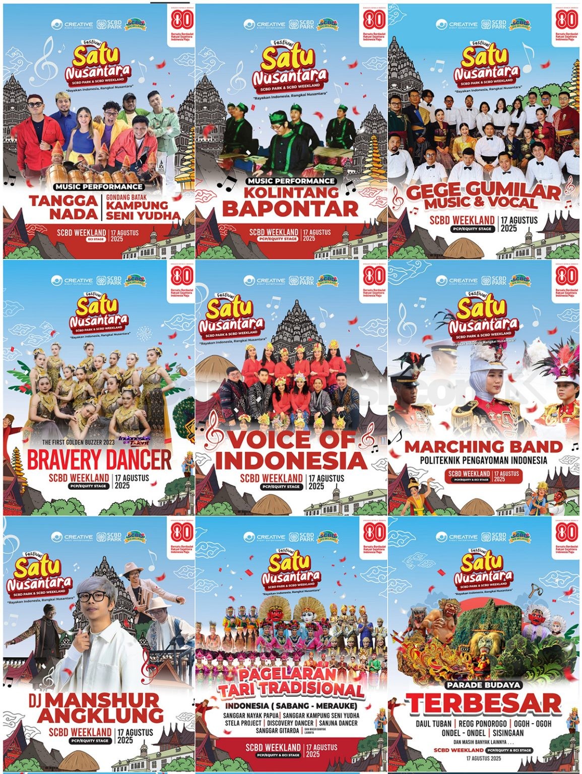 Festival Satu Nusantara di SCBD Park & SCBD Weekland