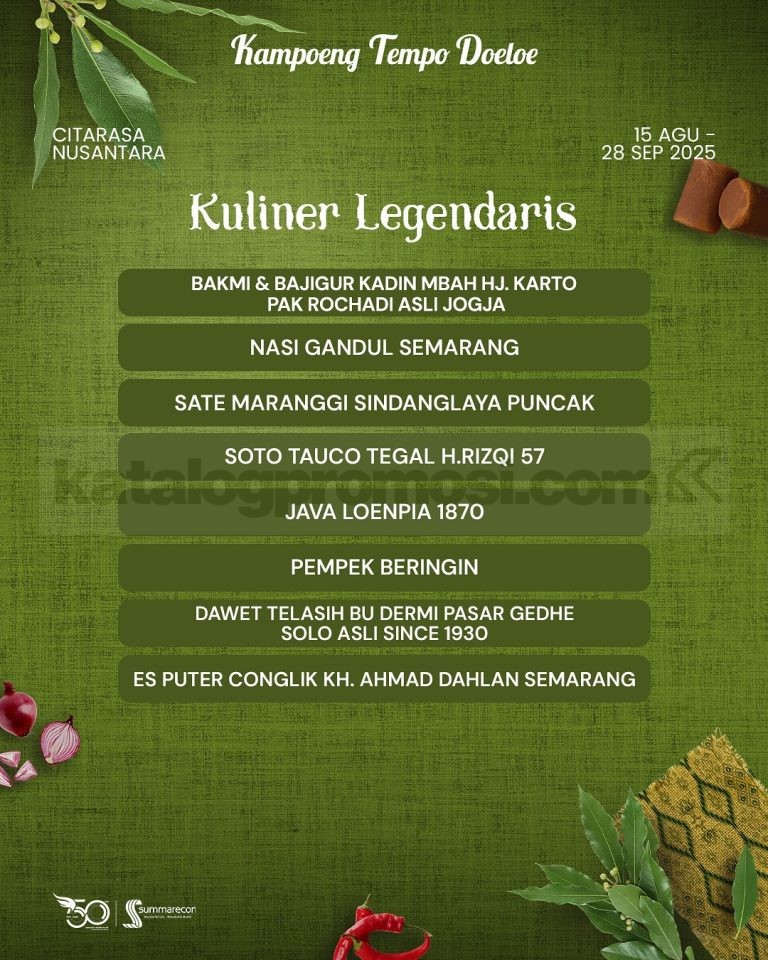 Kampoeng Tempo Doeloe di Summarecon Mall Kelapa Gading