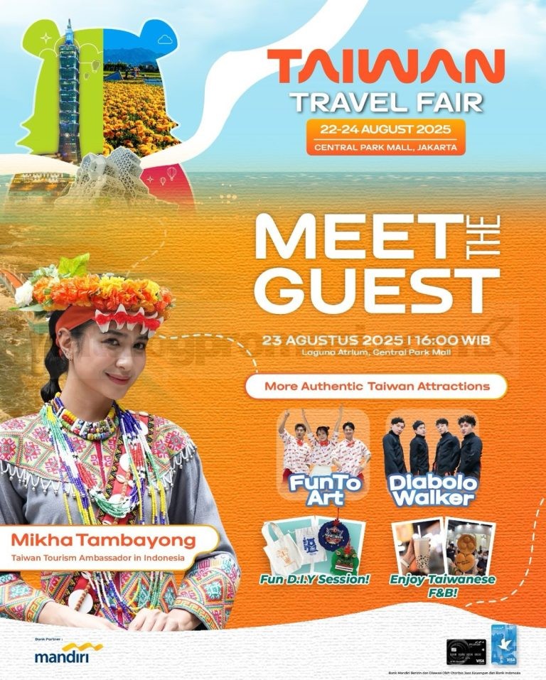 Taiwan Travel Fair 2025 di Central Park Jakarta