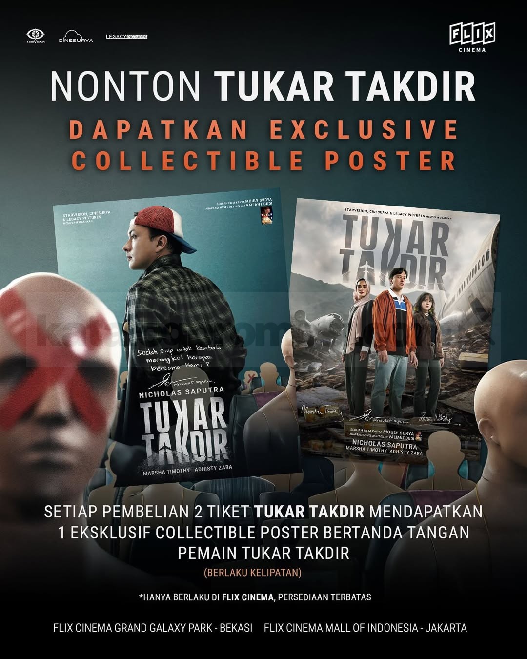 Promo Flix Cinema Tukar Tiket dapat Exclusive Collectible Poster Tukar ...