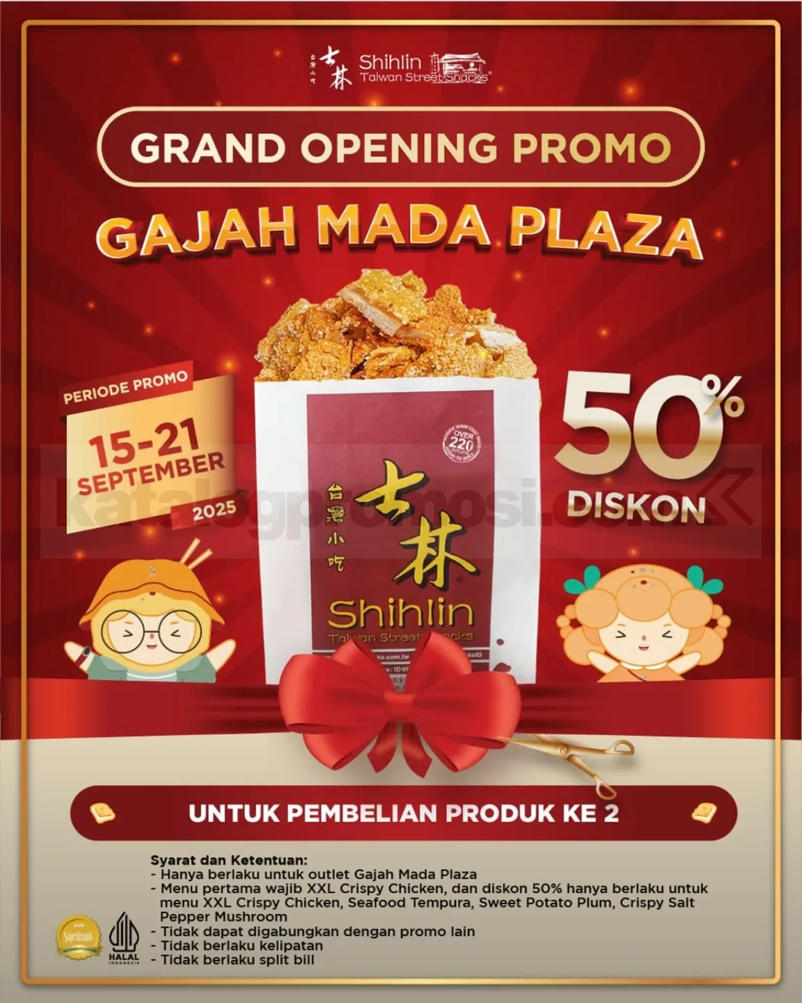 Promo Shihlin Gajah Mada Grand Opening Disc 50%*