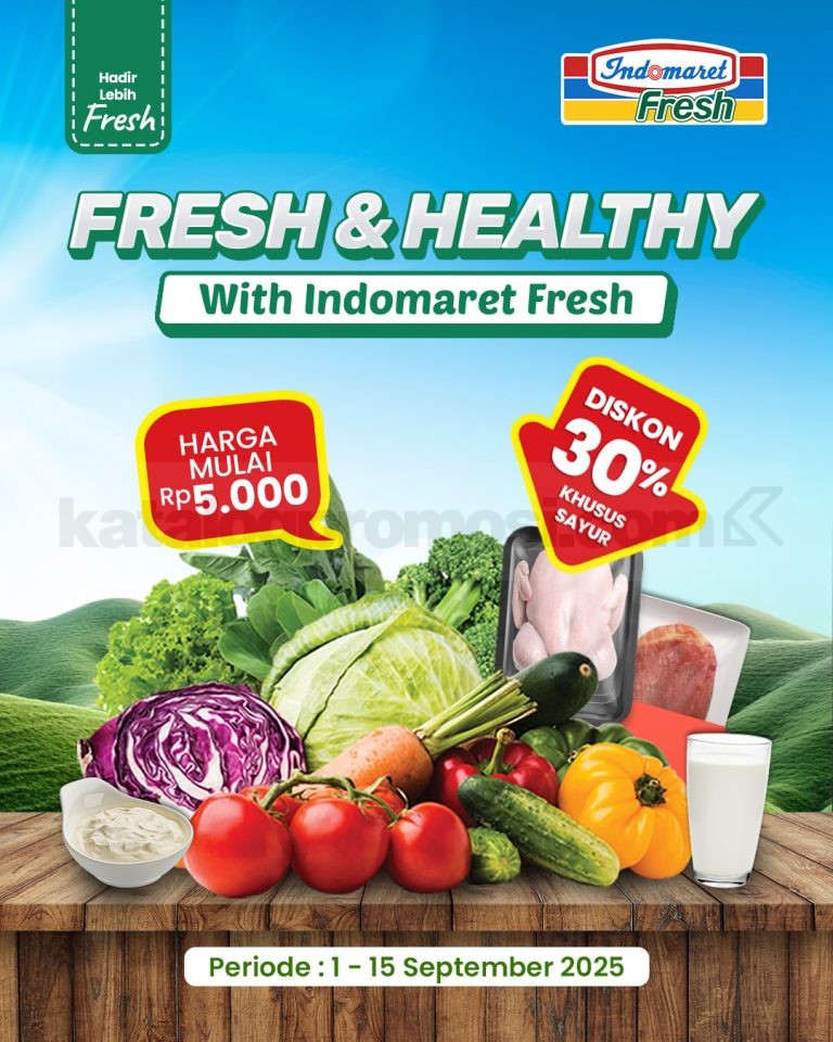 KATALOG PROMO INDOMARET FRESH 01-15 September 2025