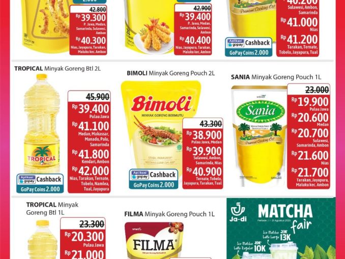 Promo Terbaru Minggu ini