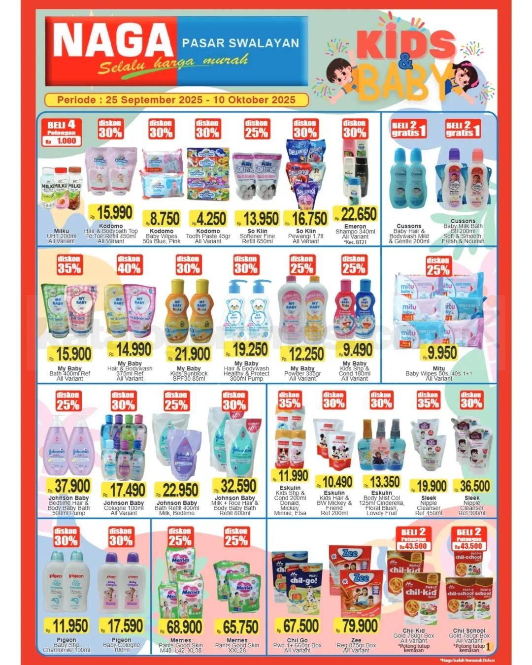 Katalog Promo NAGA SWALAYAN Terbaru 25 September – 10 Oktober 2025 ...