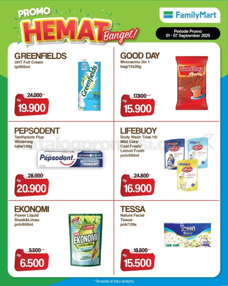 PROMO FAMILYMART HEMAT BANGET MINGGUAN 01-07 September 2025 – SoPasti.Com